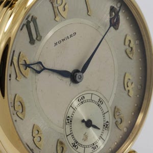 Howard Watch USA Early 1900s Marriage Men's Watch Mechanical Movement ...