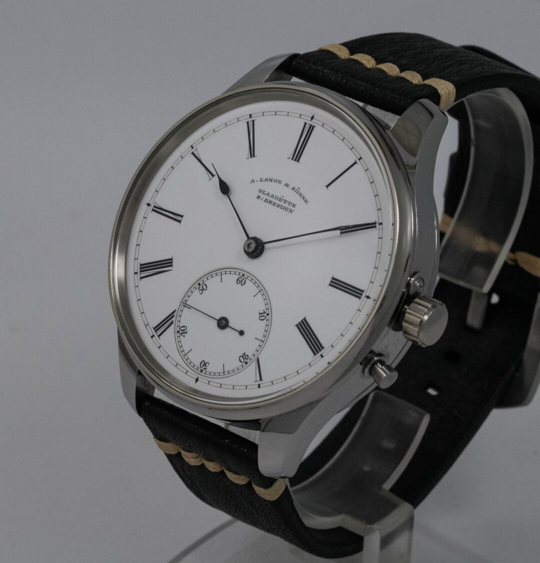 1883 A. LANGE & SOHNE GLASHUTTE High Grade Pocket Watch Movement+ New ...