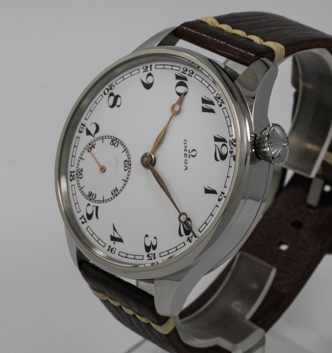 Omega Marriage Men's Watch Mechanical Movement, Porcelain Dial, Steel ...