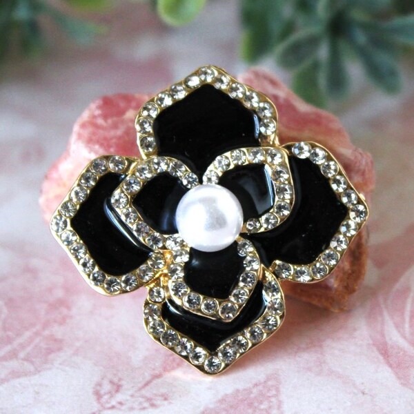 Black Brooch Bouquet - Etsy