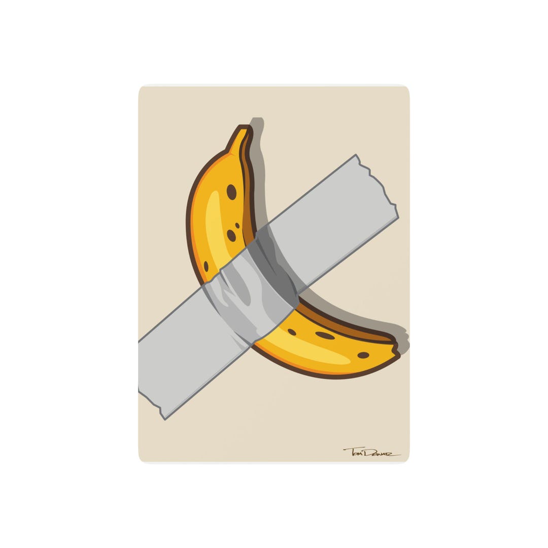Tom Dewar Duct Tape Banana Illustration Poker Playing Cards | Novelty ...