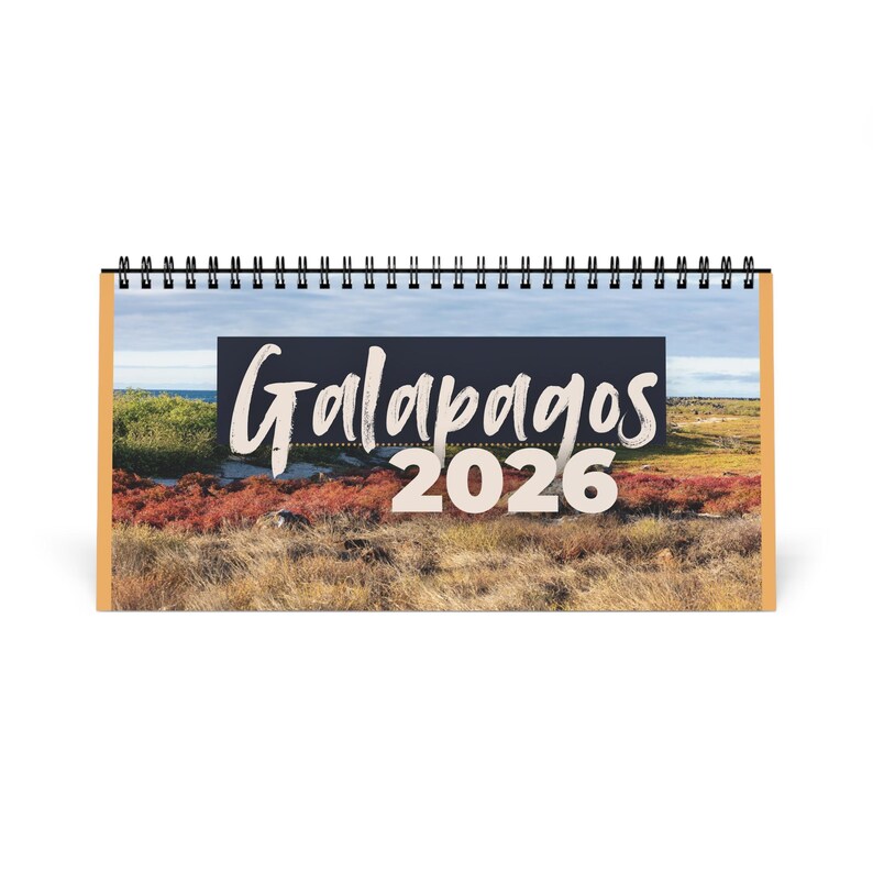 Galapagos 2026 Desktop Calendar | Scenic Islands, Animal Photography - Etsy