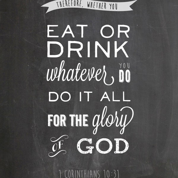 Verse Chalkboard - Etsy