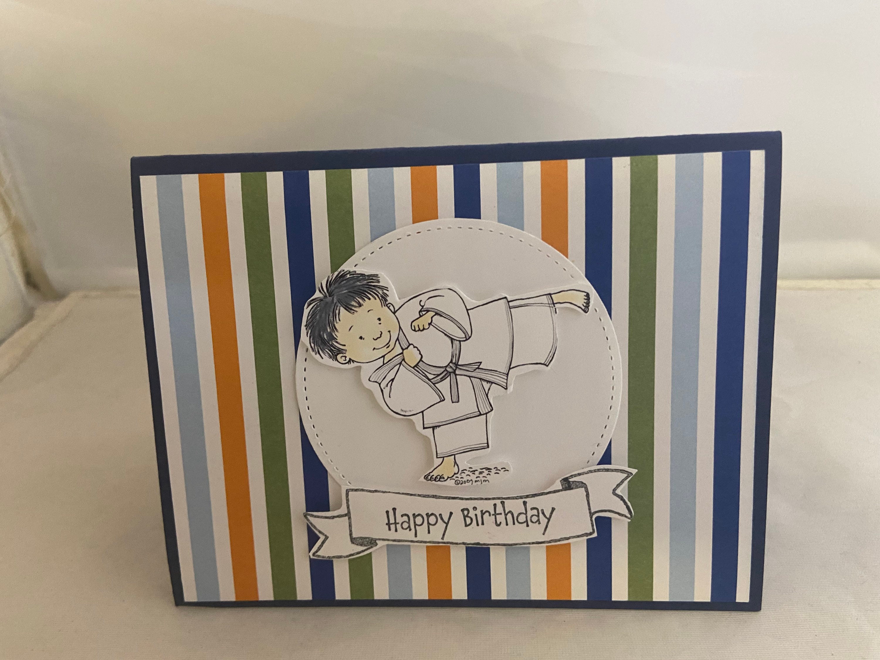 Karate Birthday Card - Etsy
