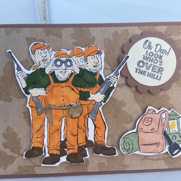 Hunting Birthday Card for Him Printable - Etsy