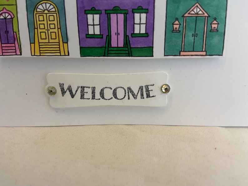 Welcome Blank Note Card - Etsy