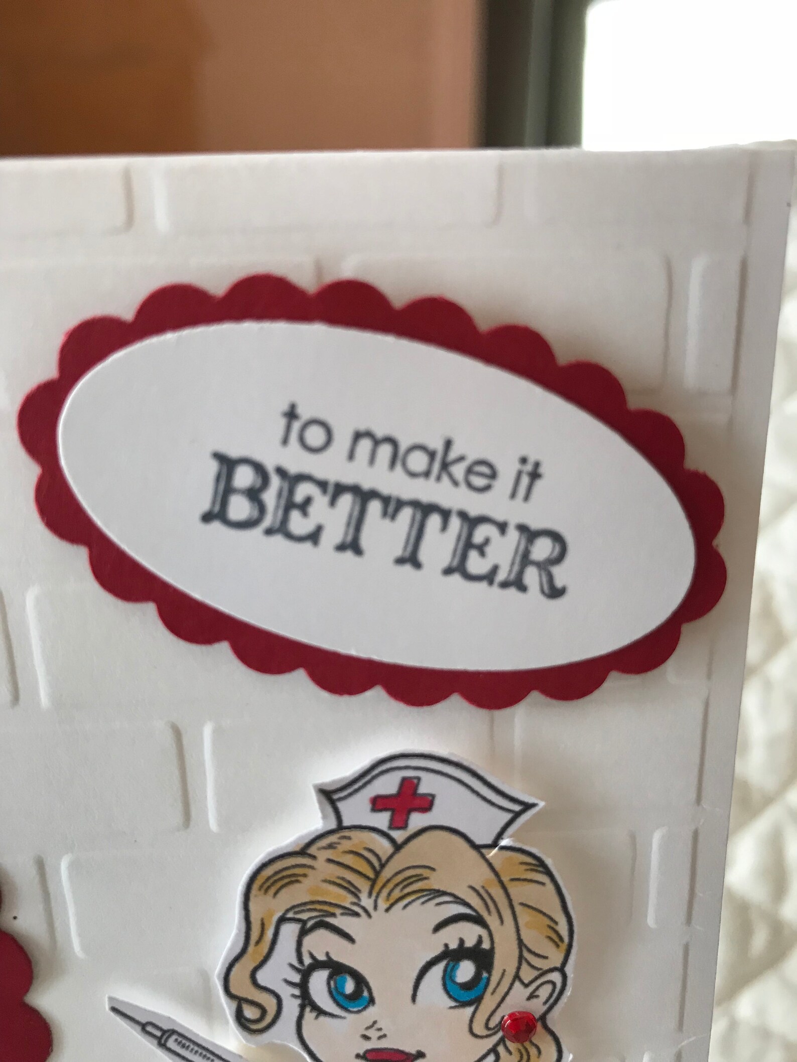 Get Well Soon Sexy Nurse Greeting Card - Etsy