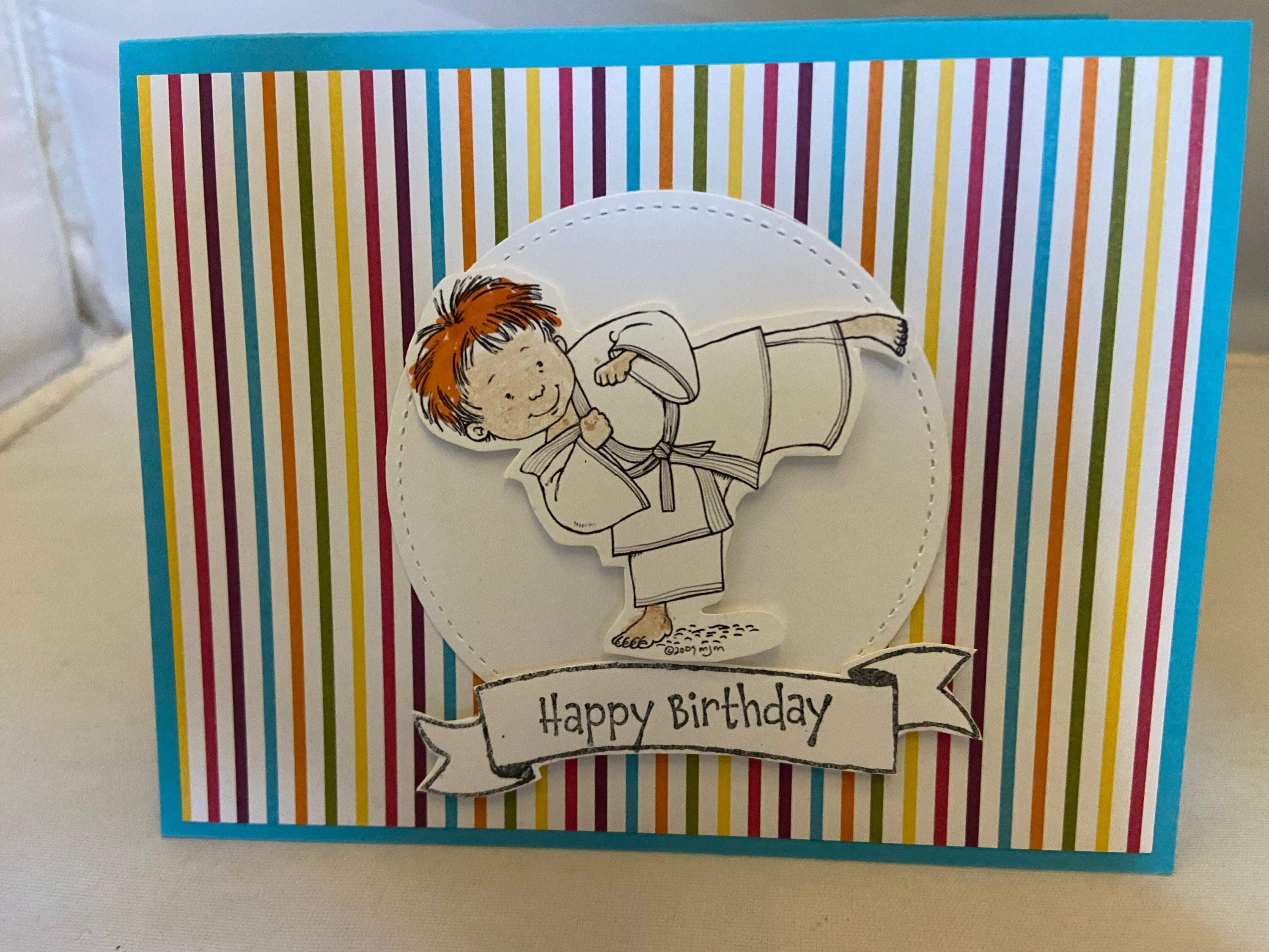 Karate Birthday Card - Etsy