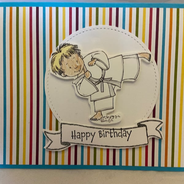 Karate Birthday Card - Etsy