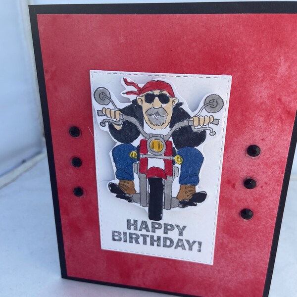 Funny Motorcycle Birthday Cards - Etsy UK