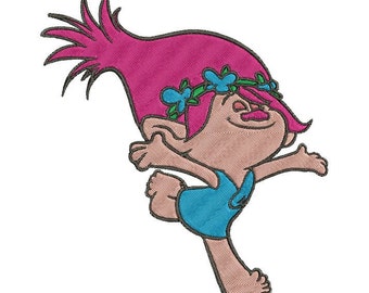 Trolls Embroidery Design | Etsy