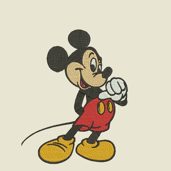 Mickey Mouse Embroidery Design - Etsy