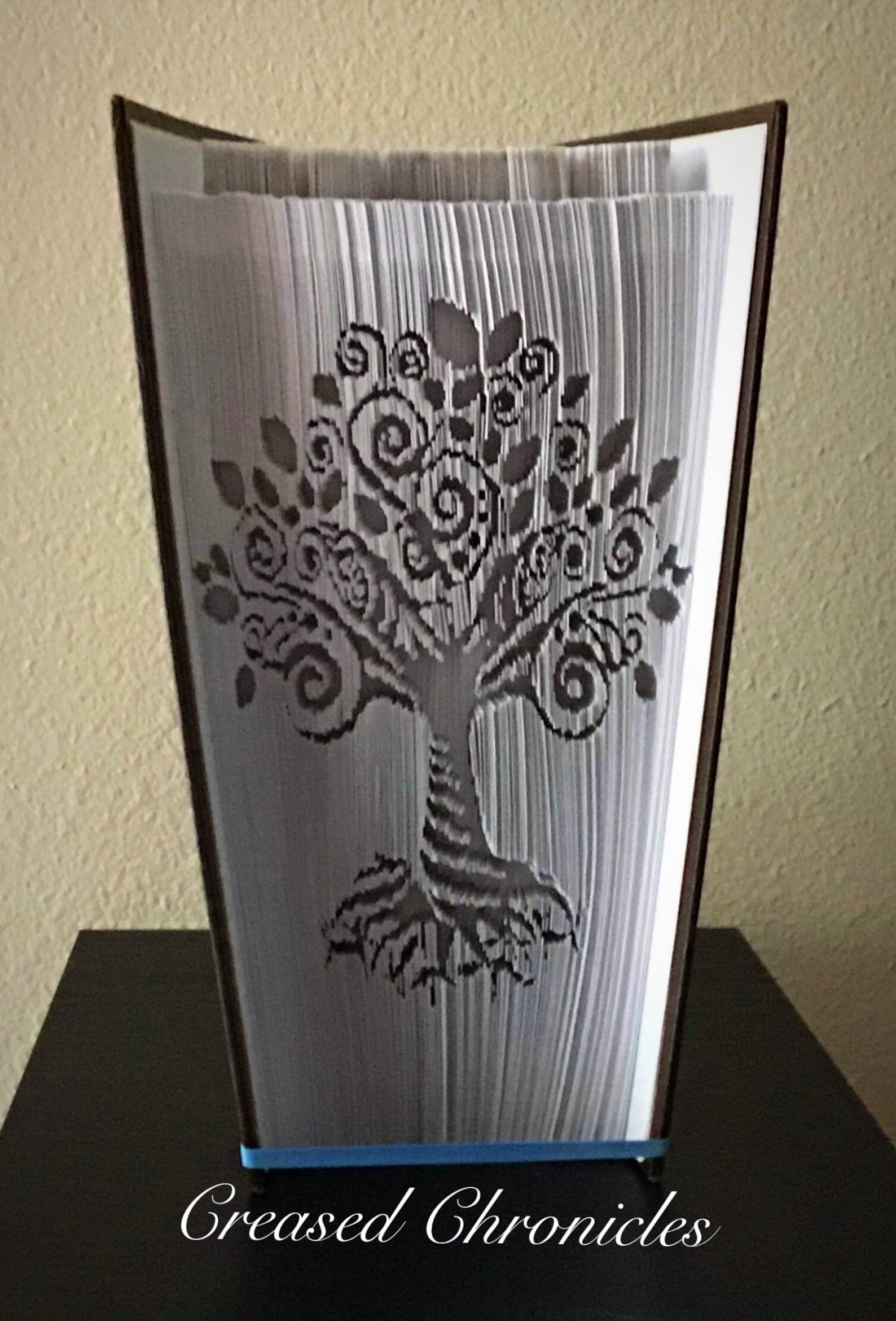 Twisted Tree Double Fold Book Folding Pattern - Etsy