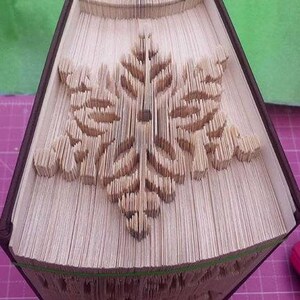 Double Fold Let It Snow Book Folding Pattern - Etsy