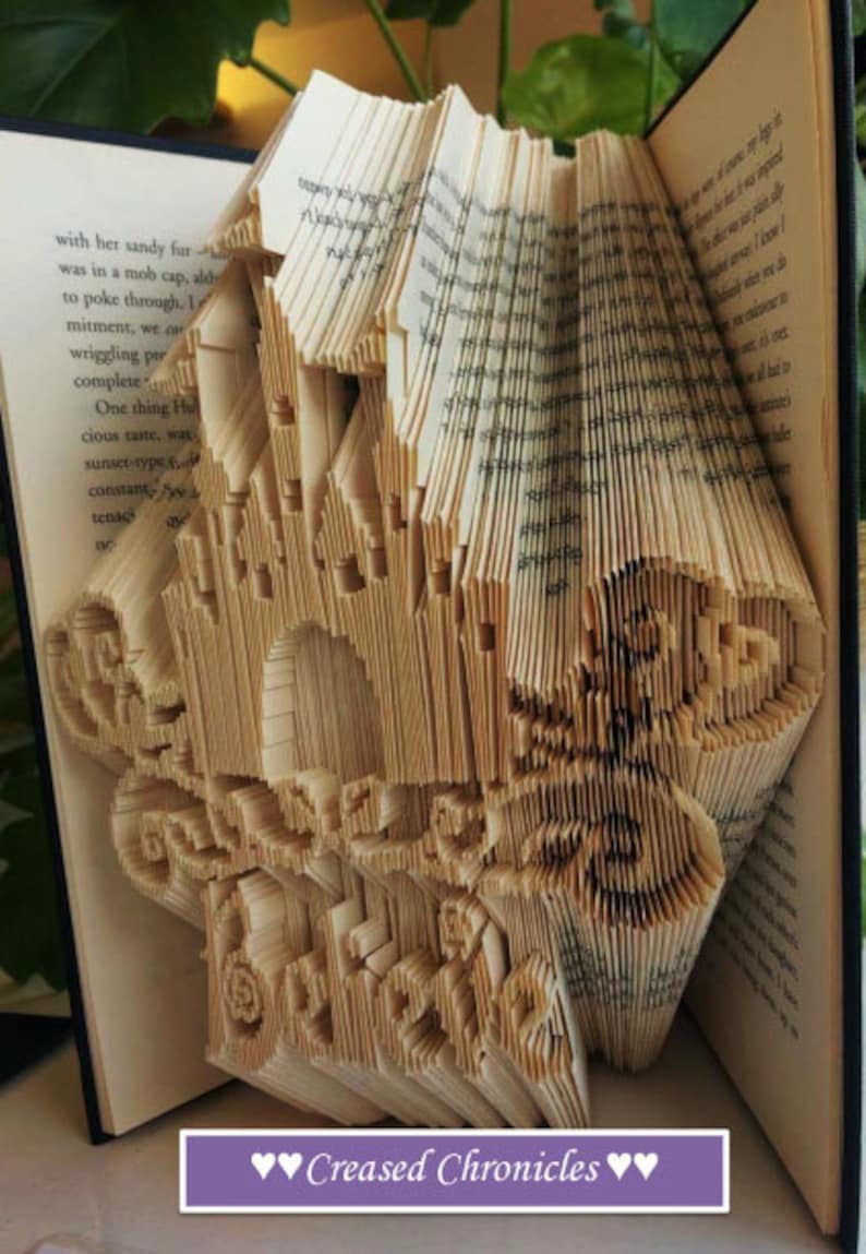 Believe Castle Book Folding Pattern - Etsy