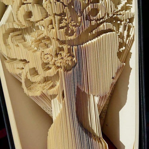 Skull Crow: Book Folding Pattern Instruction DIY Folded - Etsy