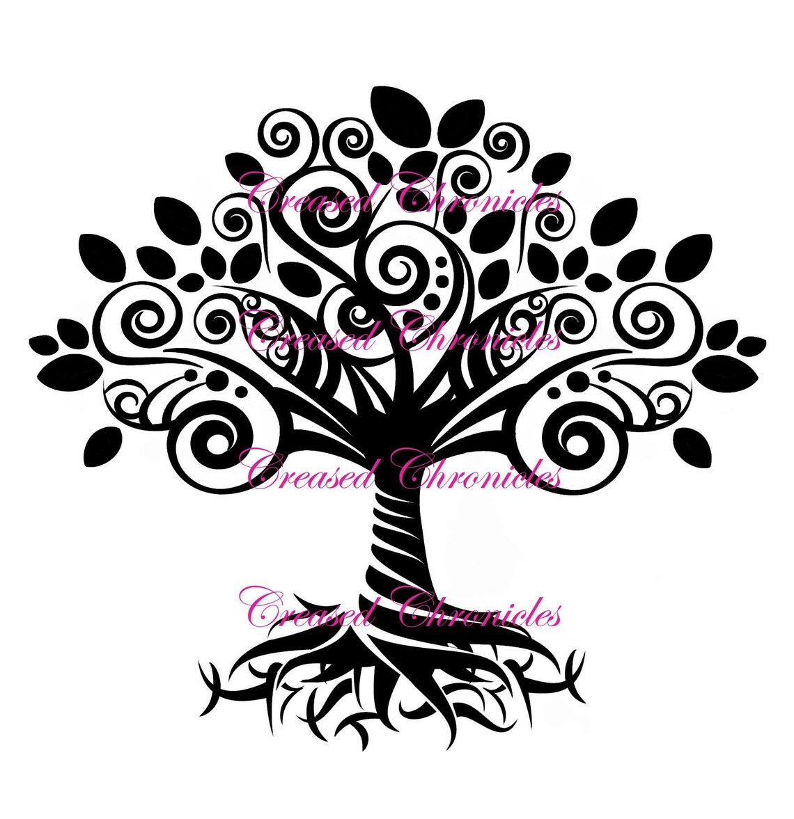 Twisted Tree Double Fold Book Folding Pattern - Etsy