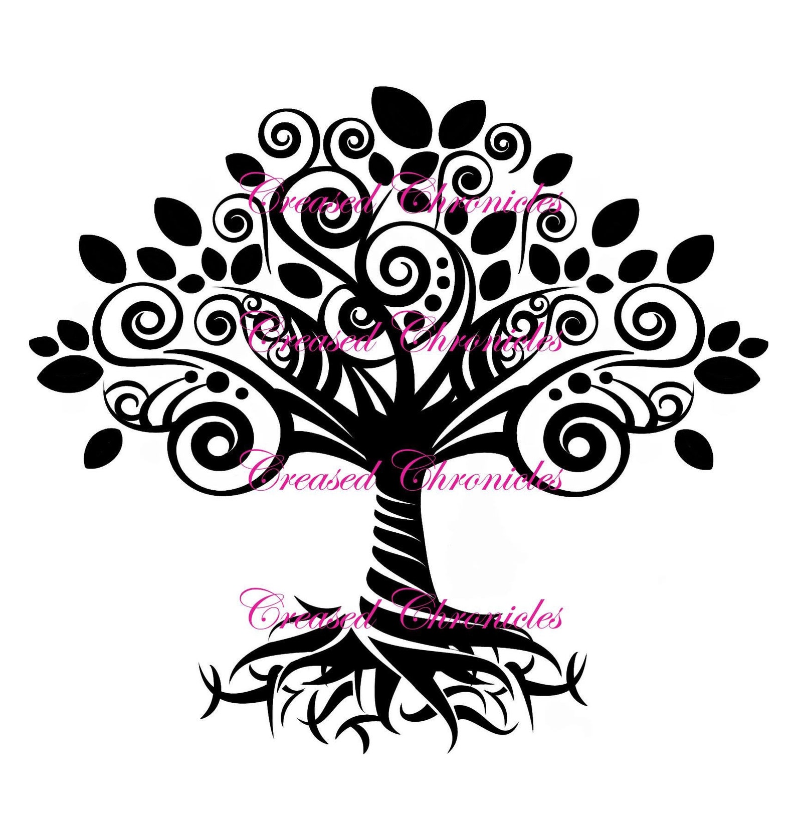 Twisted Tree Double Fold Book Folding Pattern - Etsy