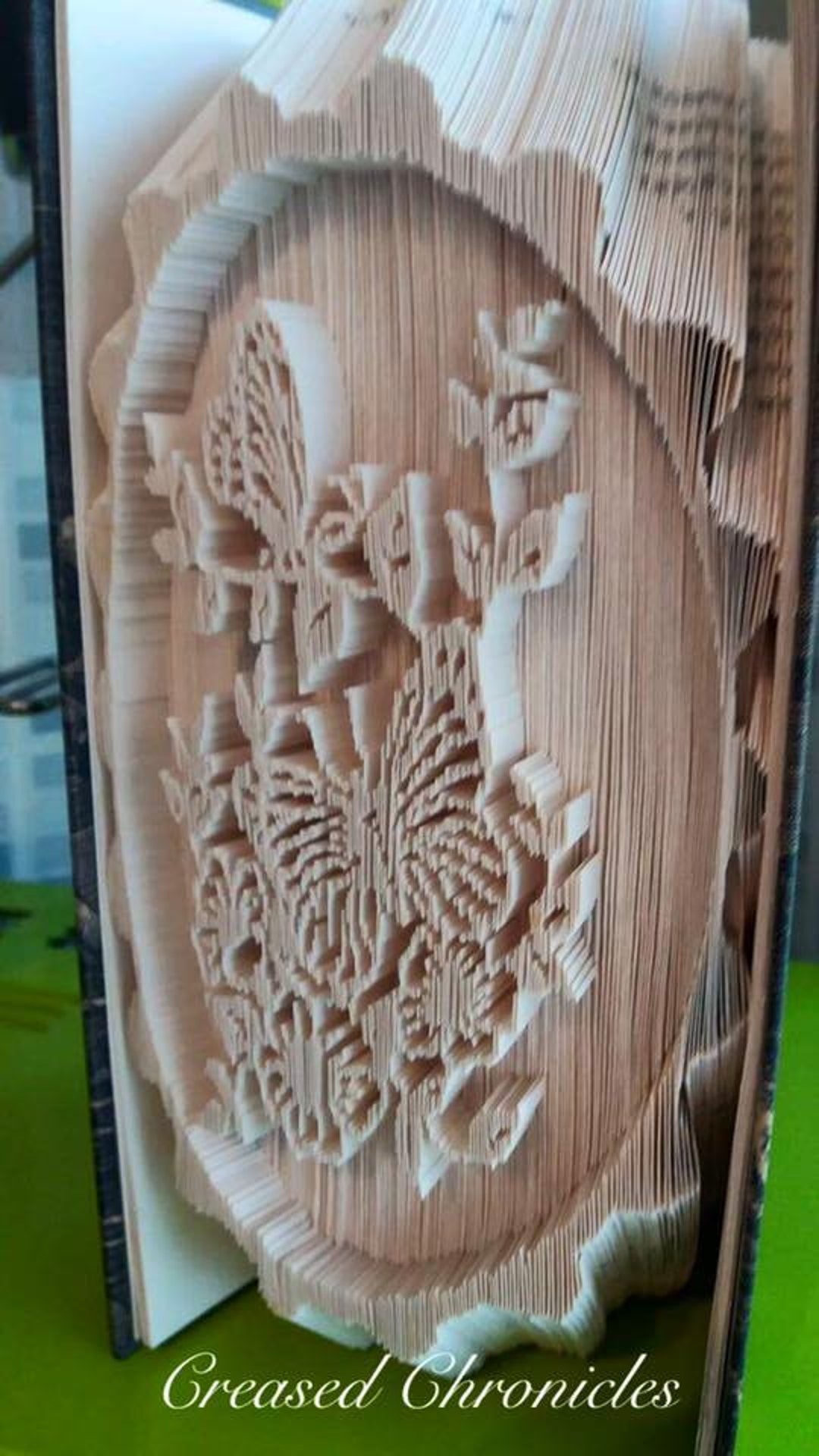 Butterflies in Frame Book Folding Pattern - Etsy