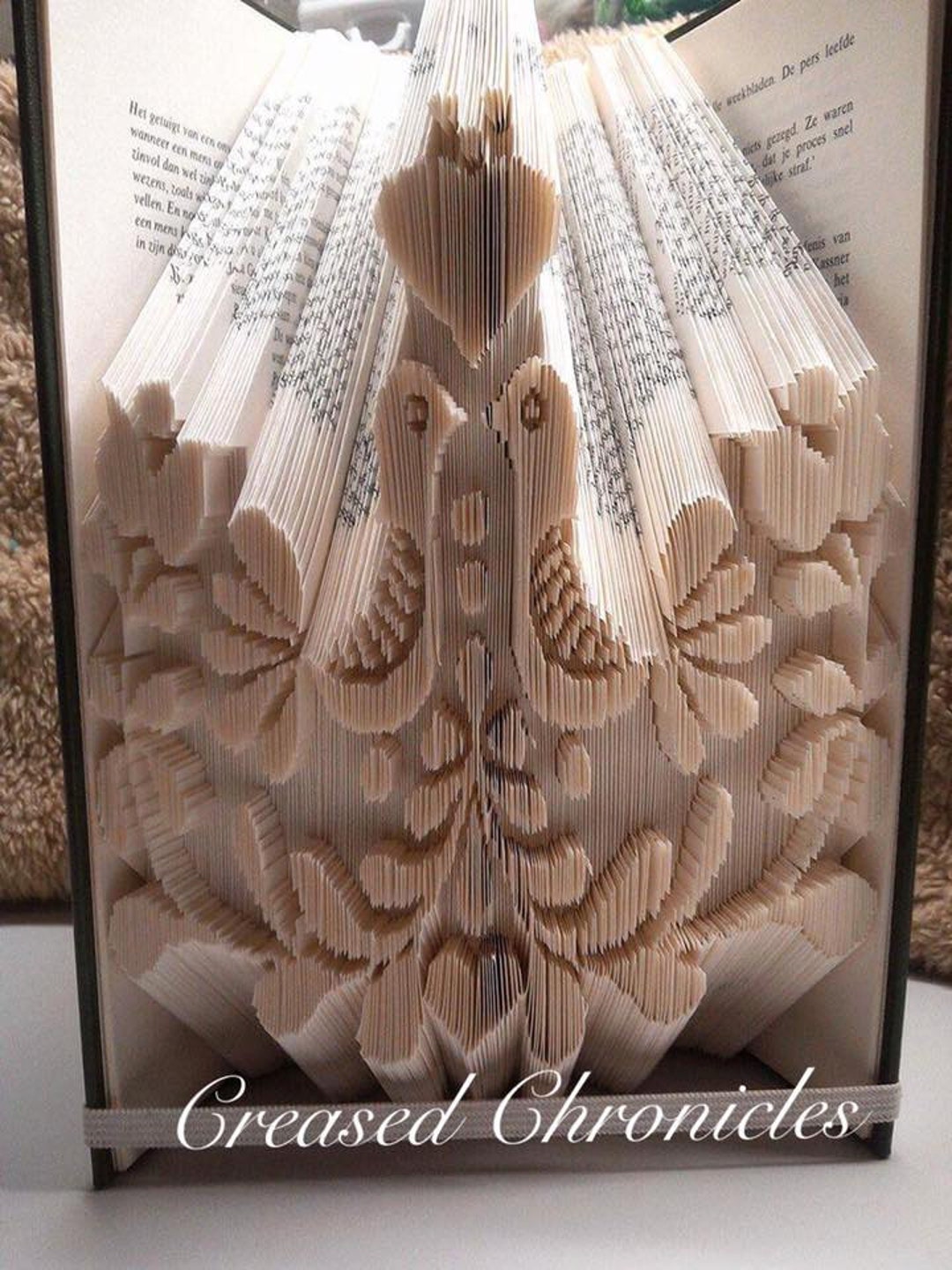 Dutch Birds and Tulips Book Folding Pattern - Etsy