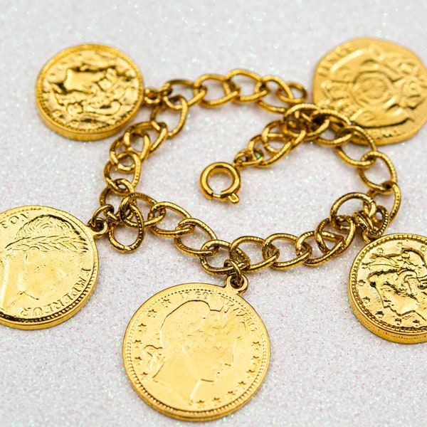 Coin Bracelet - Etsy