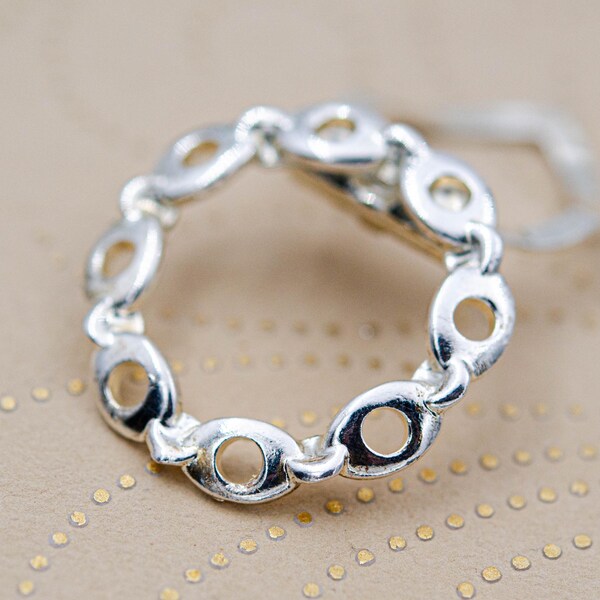 Silver Scarf Rings - Etsy