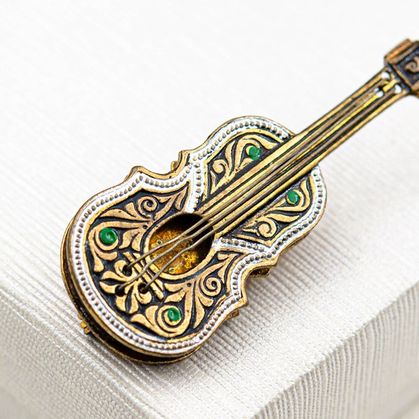 Cello Brooch - Etsy