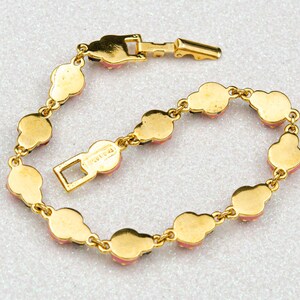 Vintage Joan Rivers Bracelet Tiny Ladybugs Jewelry Pink Enamel - Etsy