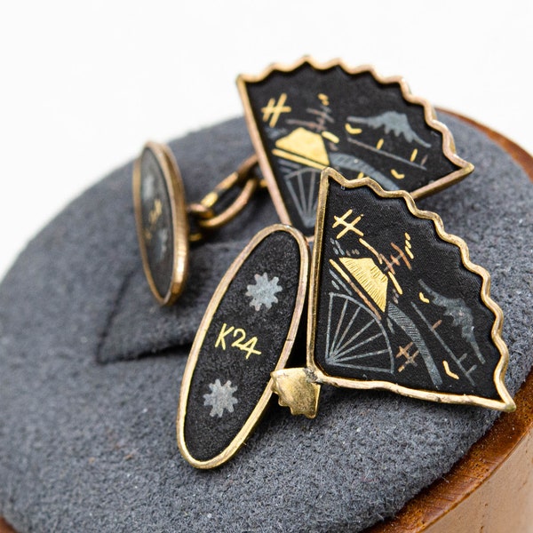 Asian Cufflinks - Etsy