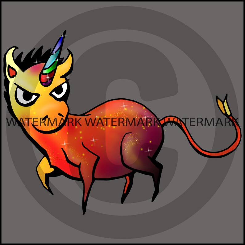 Unicorn Clip Art, Unicorn Clipart 11 PNG Files, Commercial License ...