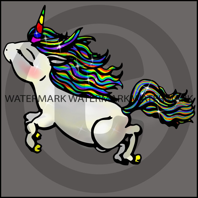 Unicorn Clip Art, Unicorn Clipart 11 PNG Files, Commercial License ...