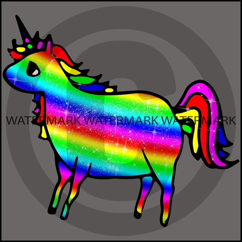 Unicorn Clip Art, Unicorn Clipart 11 PNG Files, Commercial License ...
