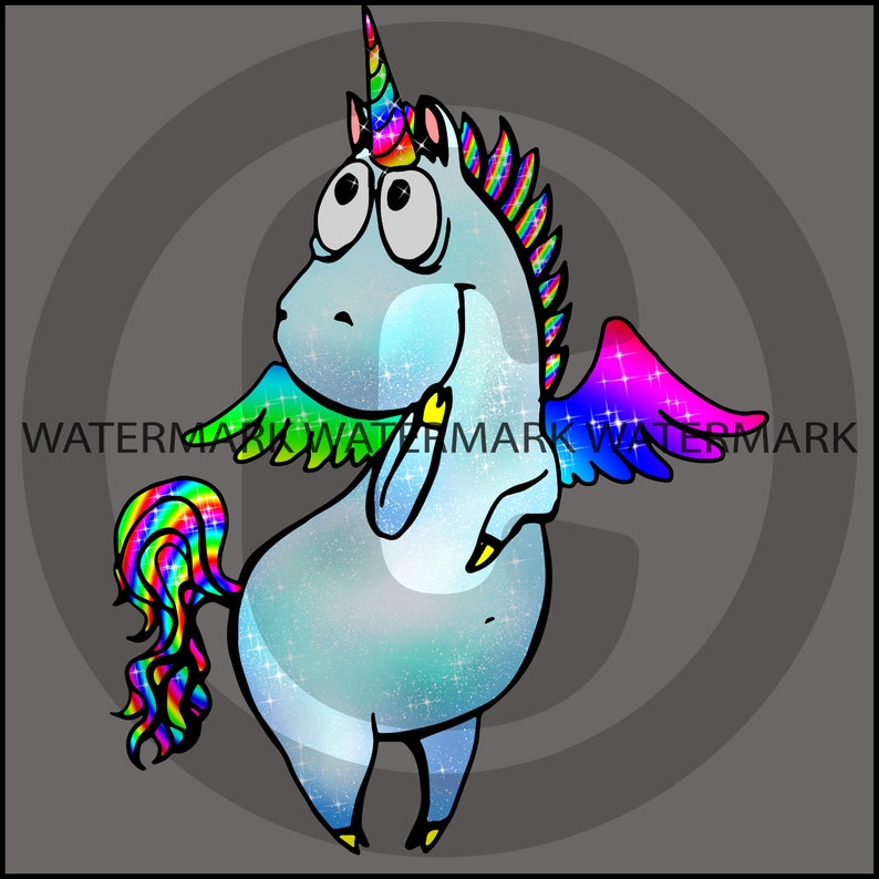 Unicorn Clip Art, Unicorn Clipart 11 PNG Files, Commercial License ...