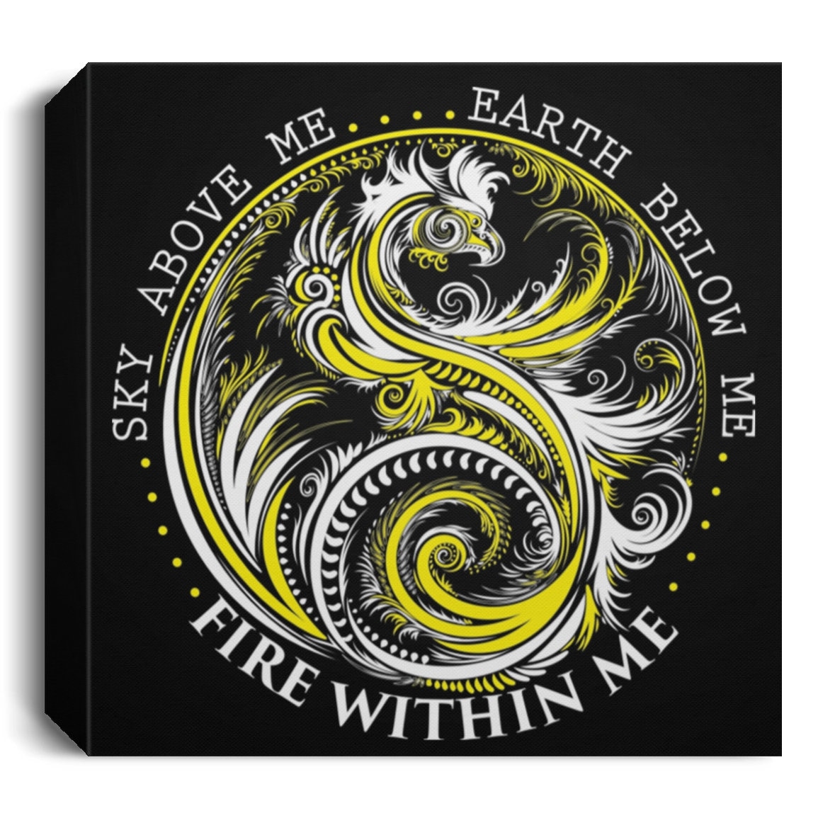 Wall Art, Dragon Art, Sky Above Me Earth Below Me Fire Within Me ...