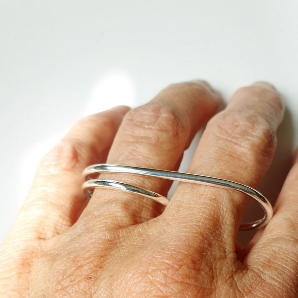 Double Finger Ring - Etsy