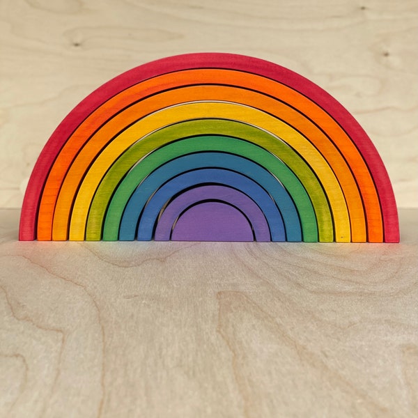 Rainbow Stacker - Etsy