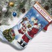 Holiday Glow Christmas Stocking Counted Cross Stitch Pattern | Etsy