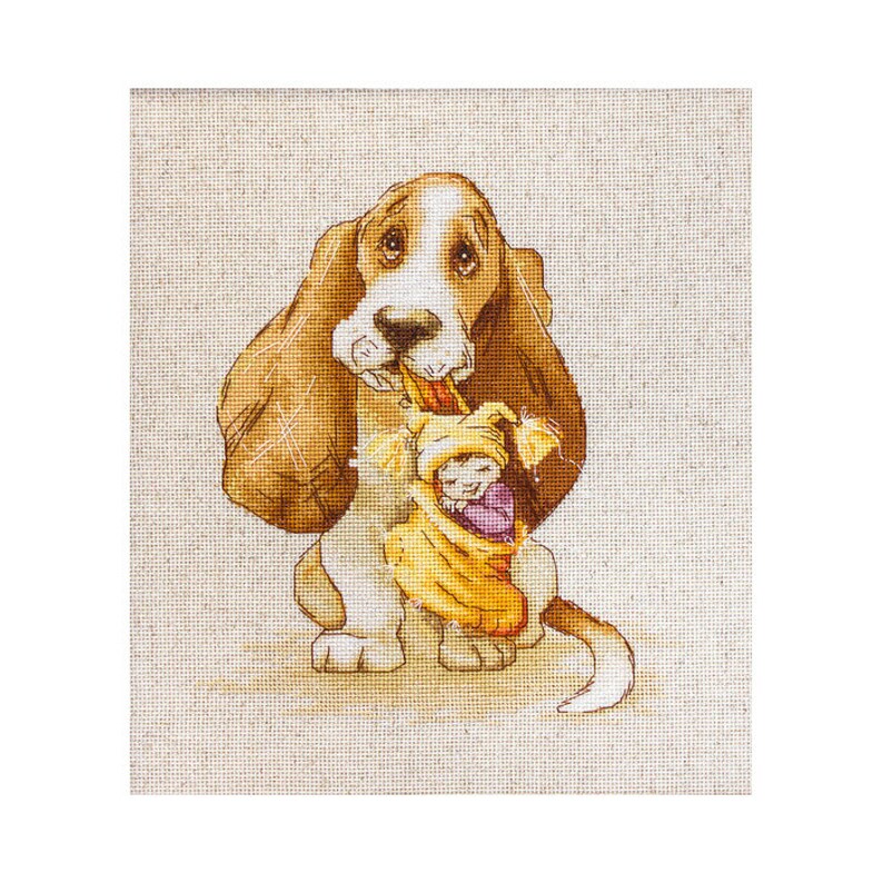 Dog Basset Counted Cross Stitch Kit Lucas Counted Cross Stitch - Etsy
