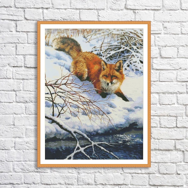 Fox Counted Cross Stitch Pattern - Etsy