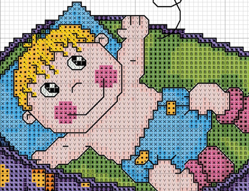 Baby Animals Sampler Counted Cross Stitch Pattern Embroidery - Etsy