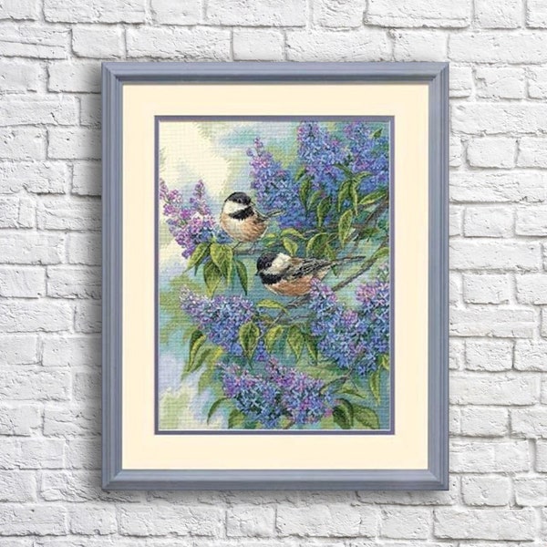 Chickadee Cross Stitch Pattern - Etsy