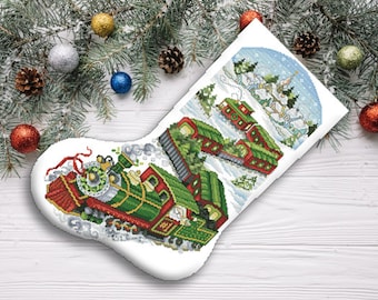 Stocking Cross Stitch Pattern | Etsy