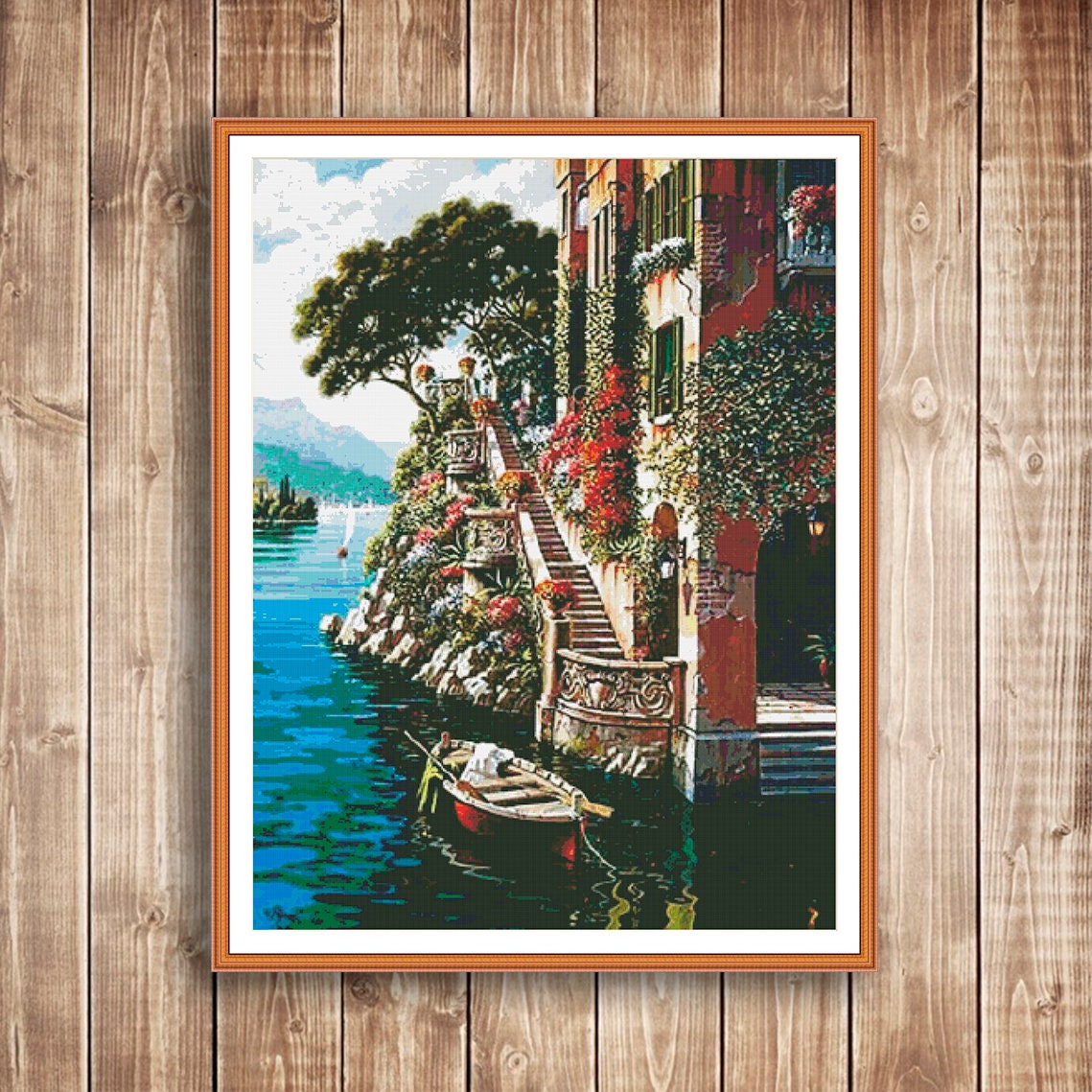 Flowering Venice Counted Cross Stitch Pattern Digital Pattern - Etsy