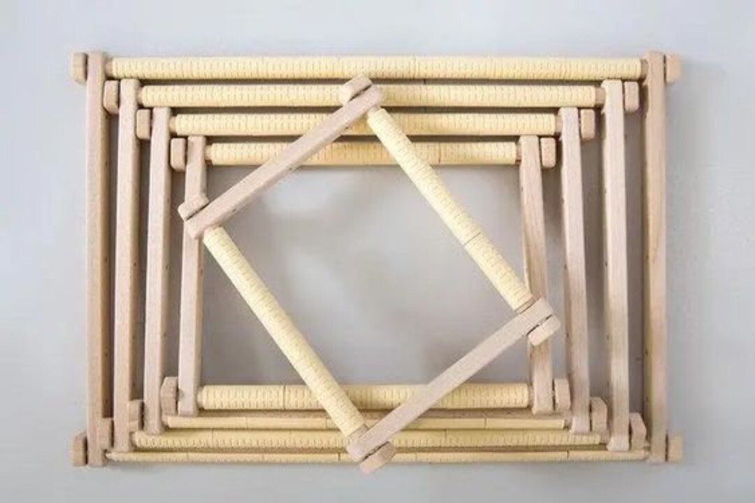 Easy Clip Hand Frame Wooden Needlework Frame Beading Frame Scrooling ...