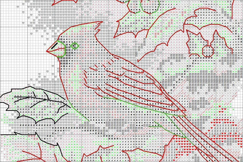 Early Snow Cardinals Christmas Stocking Counted Cross Stitch Pattern ...