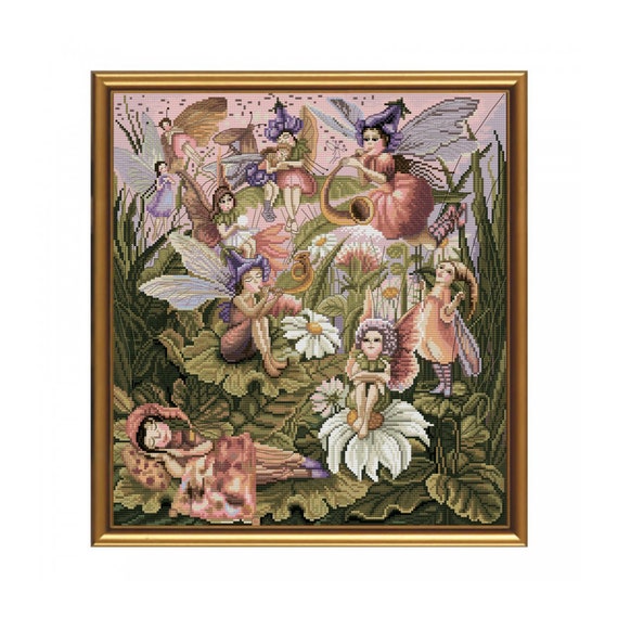 Flower Fairies Counted Cross Stitch Kit Garden Fairy Elves | Etsy