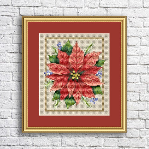 Patchwork Santa Christmas Cross Stitch Pattern Modern - Etsy