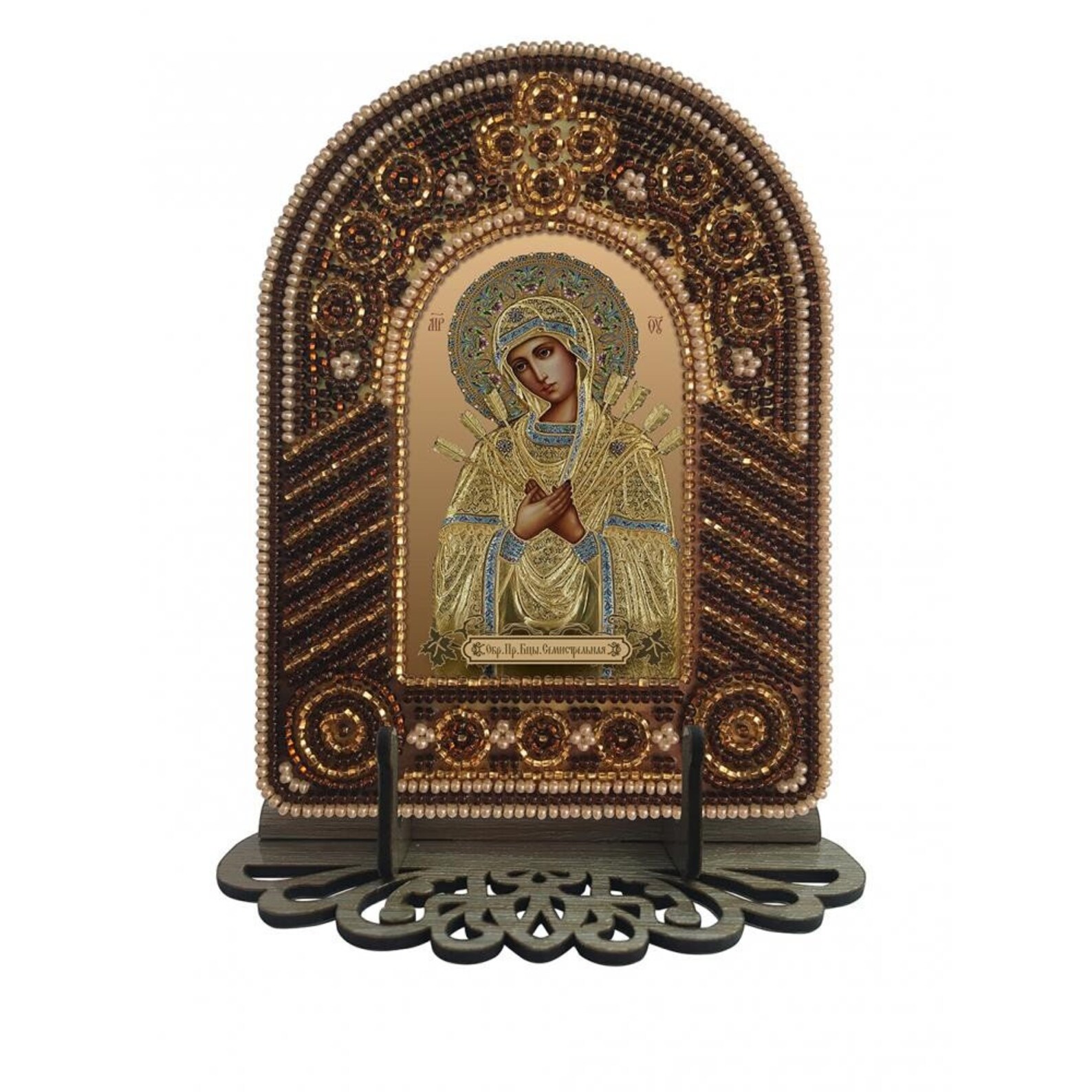 Beads Embroidery kit Orthodox icon Icon of the Mother of God | Etsy