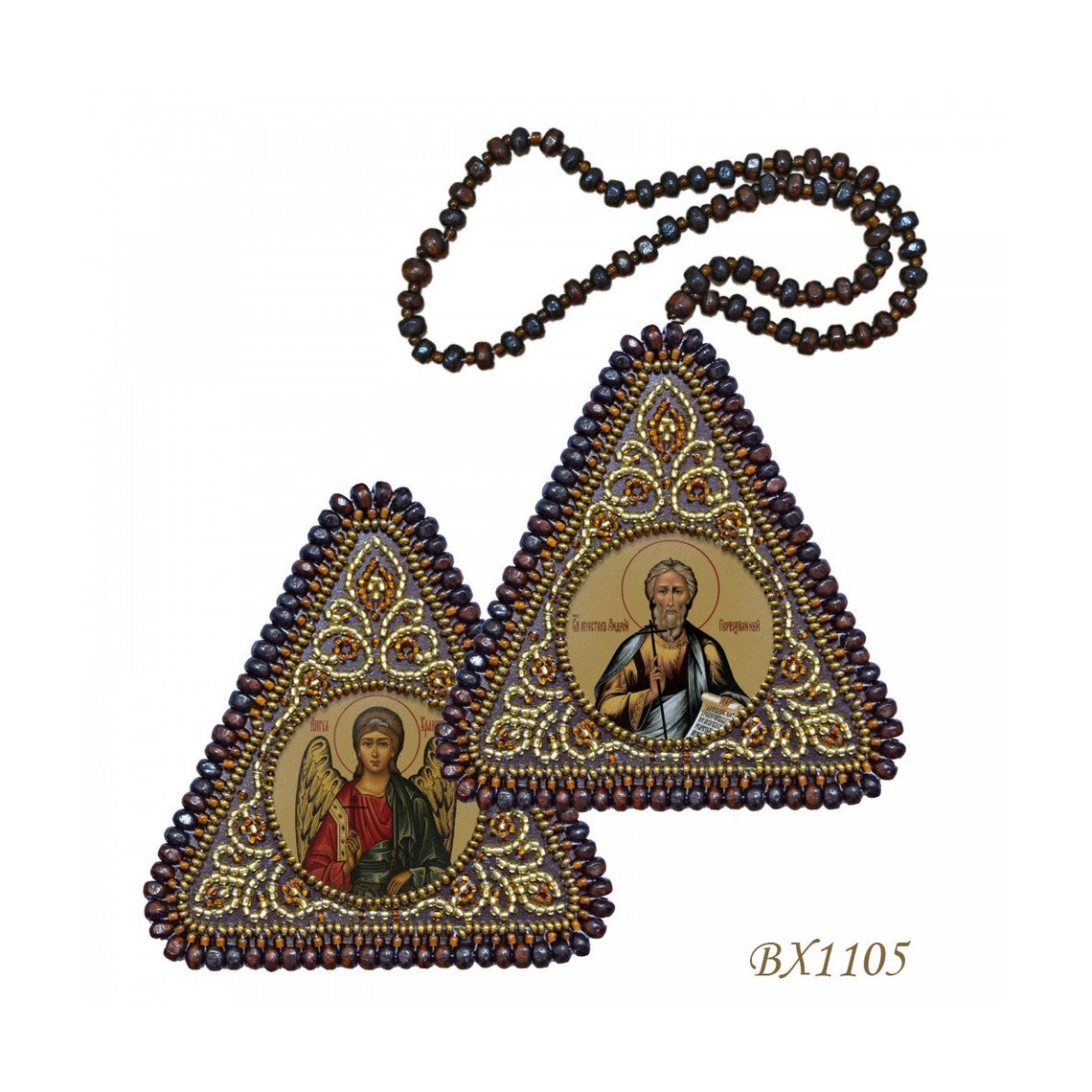 Orthodox Icon Beads Embroidery Kit Beaded Embroidery of Beads | Etsy