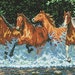 Galloping Horses Cross Stitch Pattern Running Horses Pattern Wildlife ...